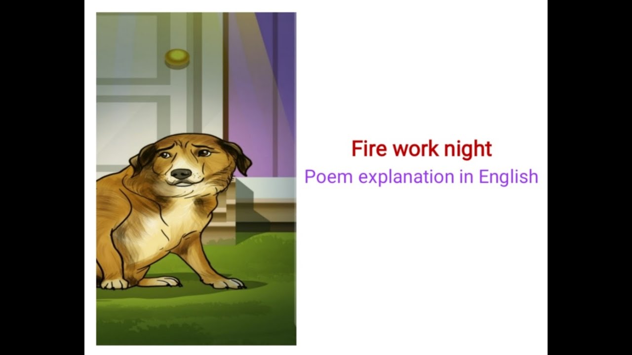 Fire work night - poem explanation in English - 8th std - YouTube
