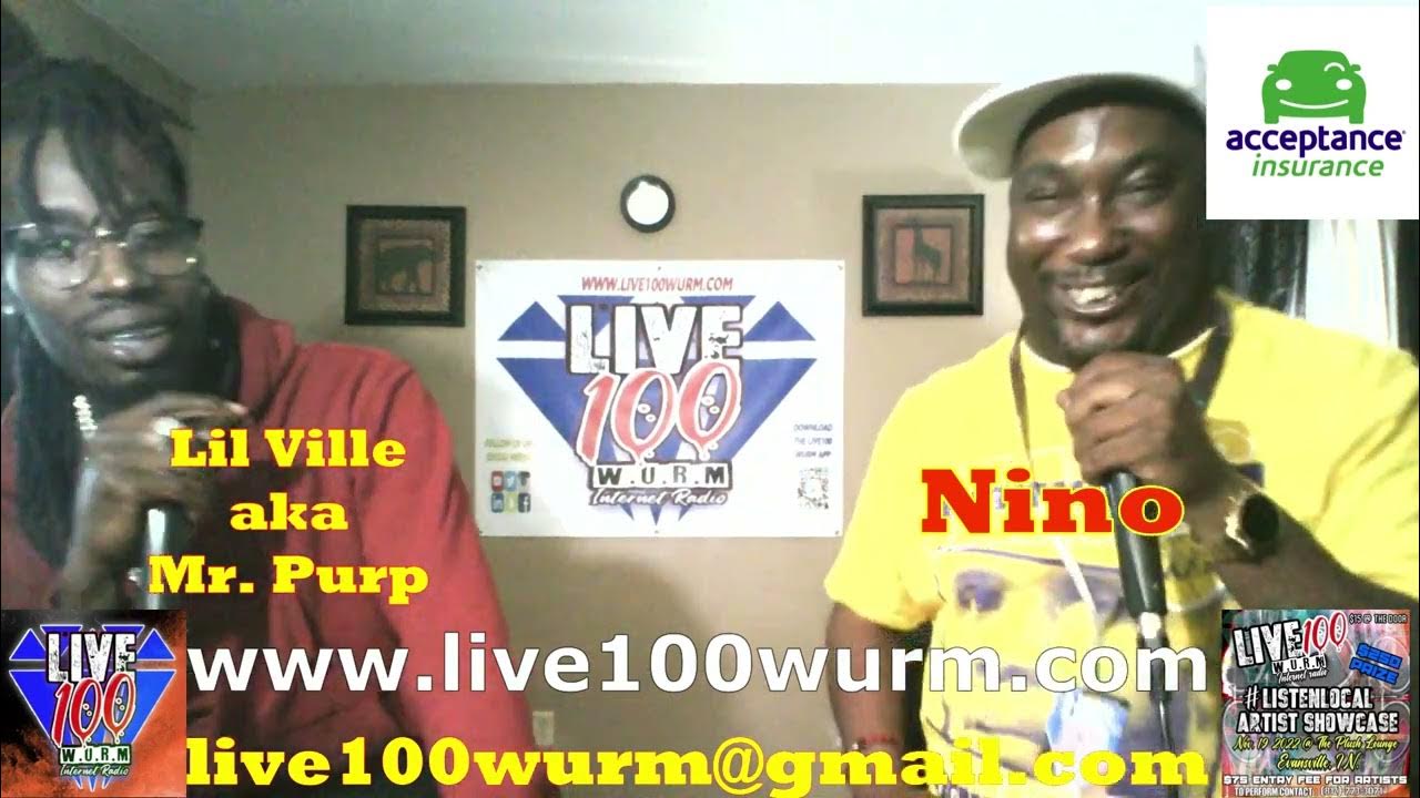 LIVE100 WURM Artist of the Month - October - Lil Ville aka Mr. Purp - YouTube