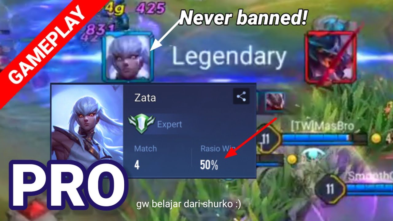 PRO Zata Rank gameplay (awesome outplay!) | AoV | Arena of Valor ...