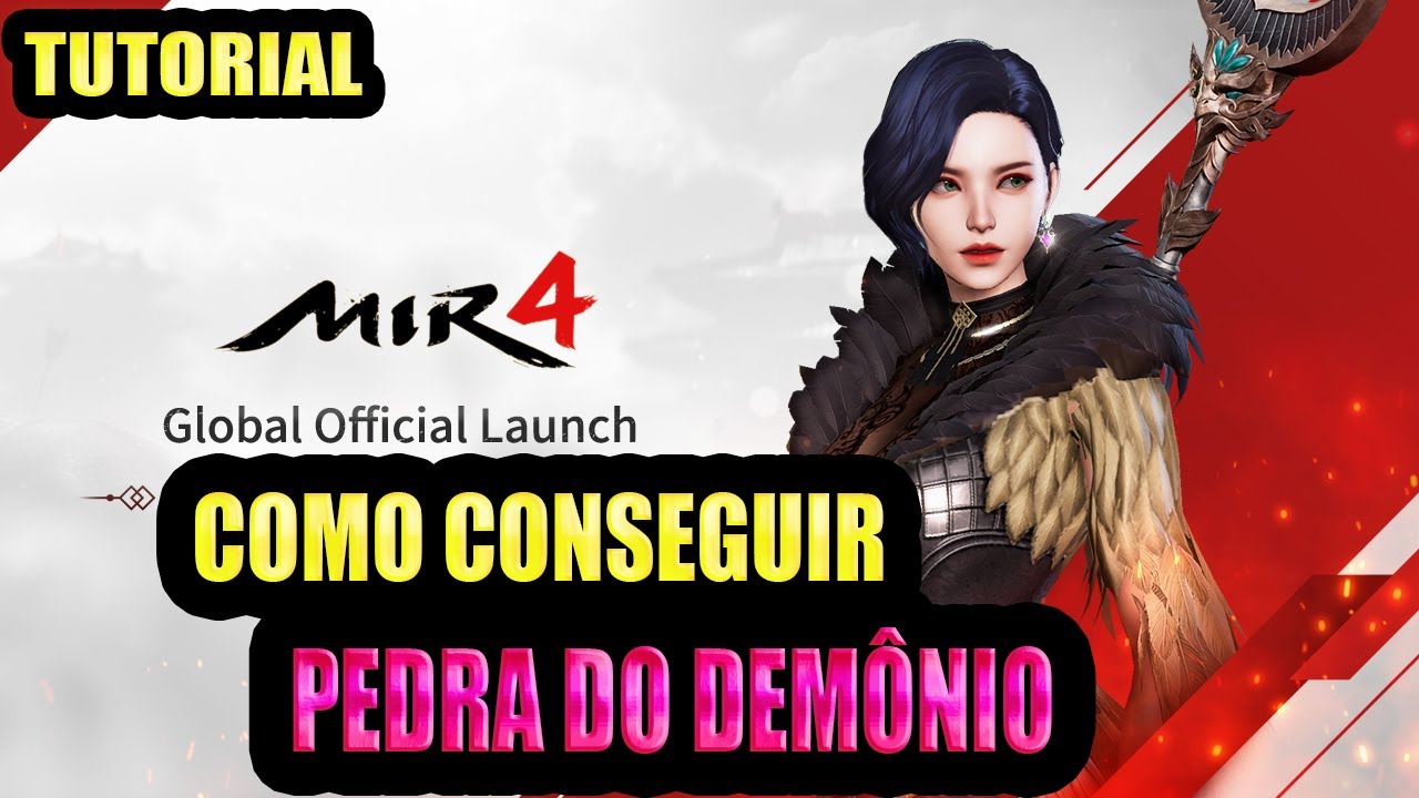 COMO JOGAR MIR4 COMO CONSEGUIR PEDRA DO DEMONIO - YouTube
