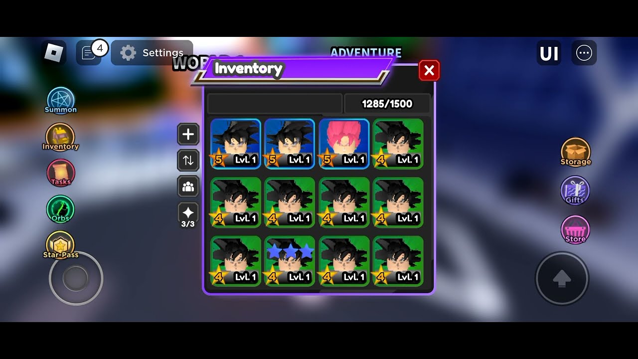 evolving 7 star goku on astd - YouTube