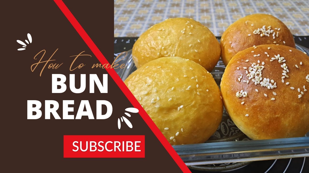 Bun Bread- Bon Ruti -Homemade Bun in Gas stove & Oven - YouTube