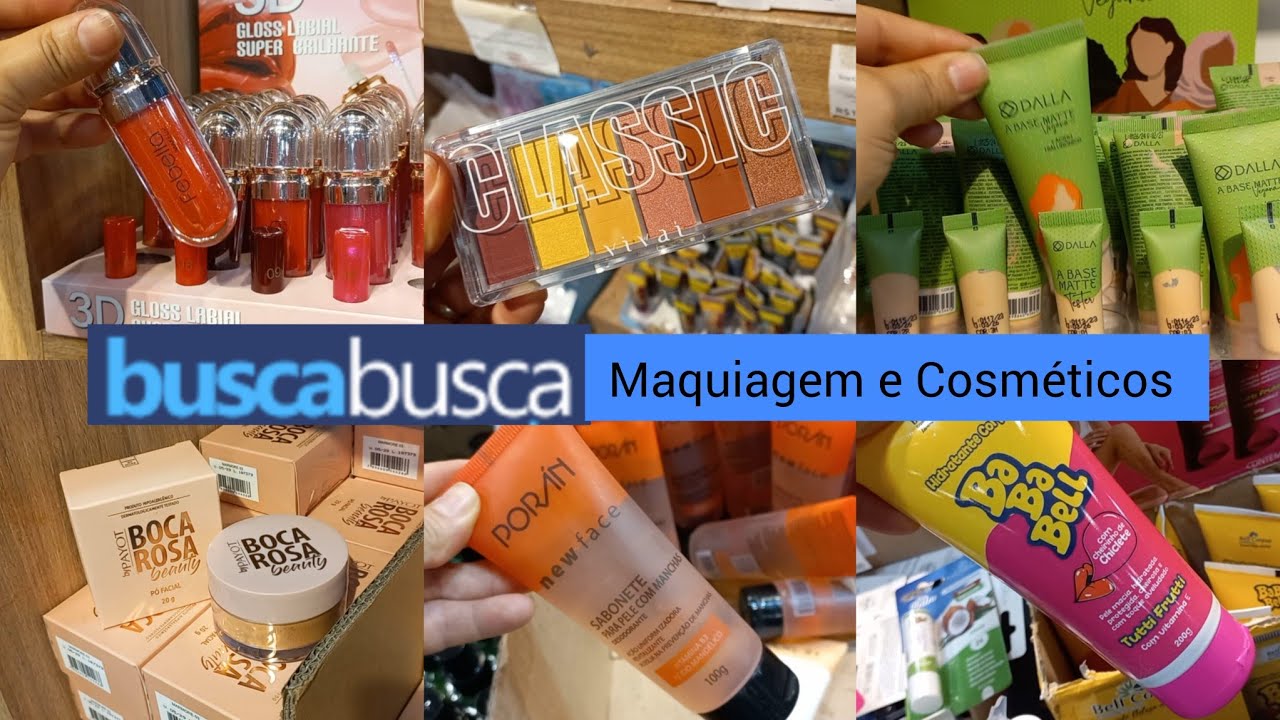 Loja Busca Busca no Brás | Maquiagem e cosméticos! - YouTube