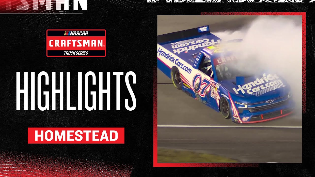 Kyle Larson spins late after contact with Layne Riggs | NASCAR - YouTube