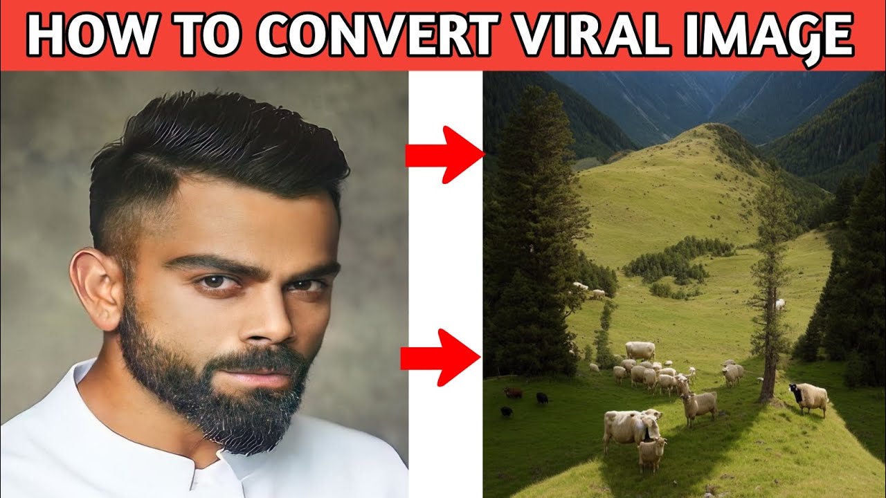 Viral AI Illusion Art Photo Editing Tutorial In 1 CLICK ( FREE ...