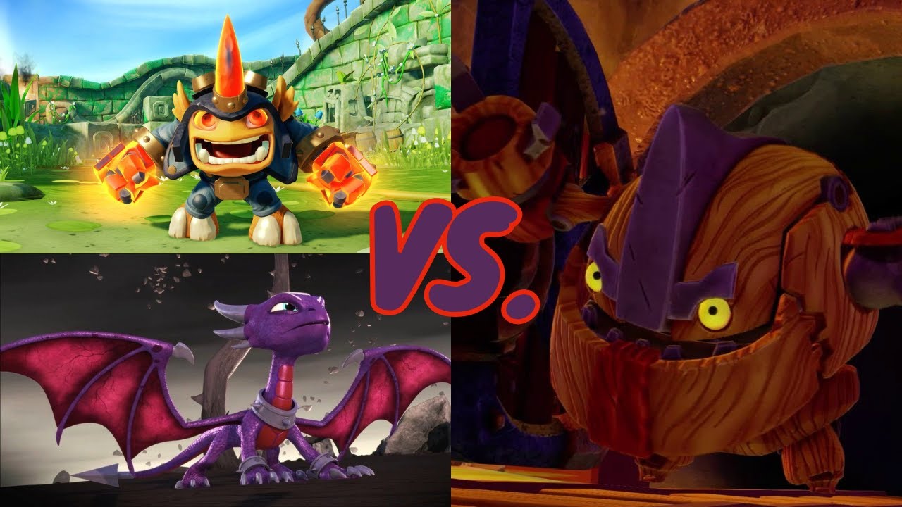 Cynder and Fryno VS. Screap Shooter | Skylanders Trap Team - YouTube