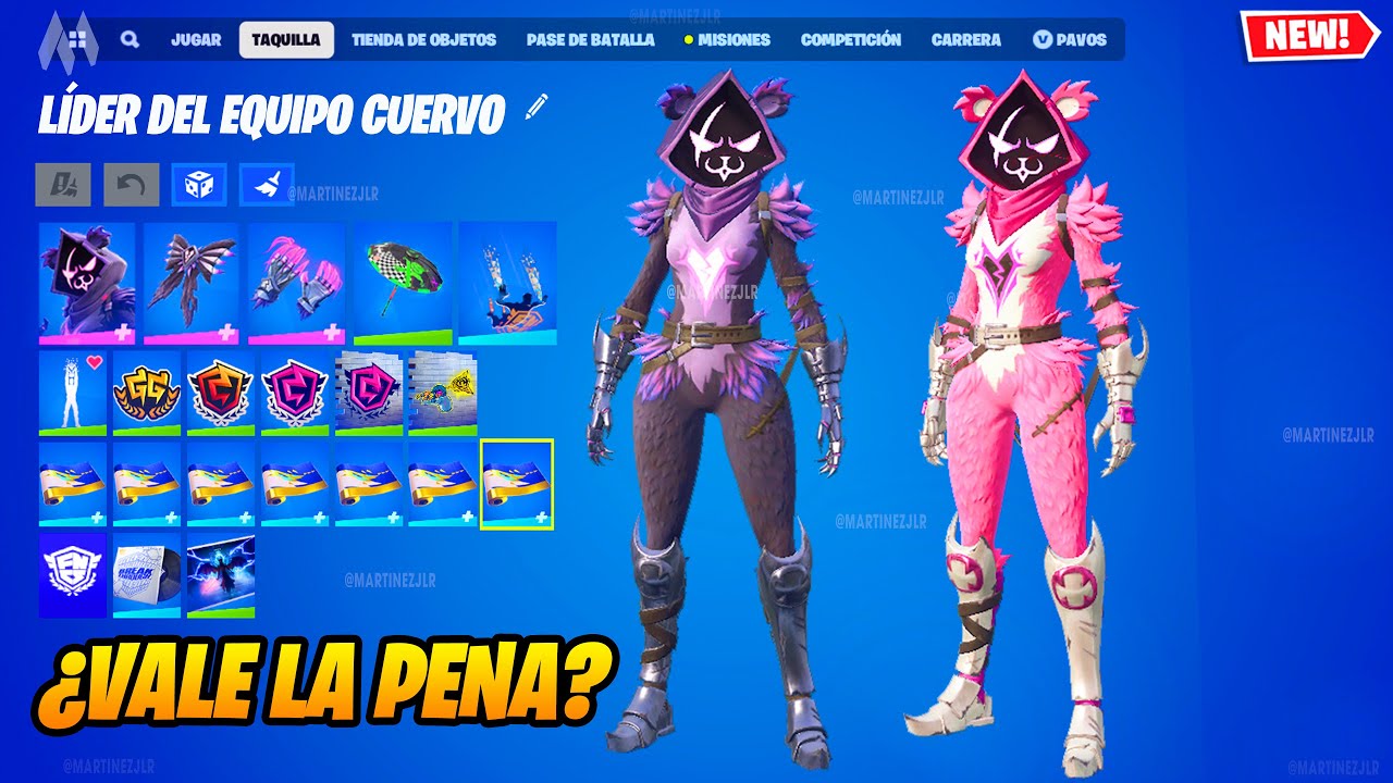 ️ ¿Vale la Pena SKIN LÍDER DEL EQUIPO CUERVO del PACK Corazones de ...