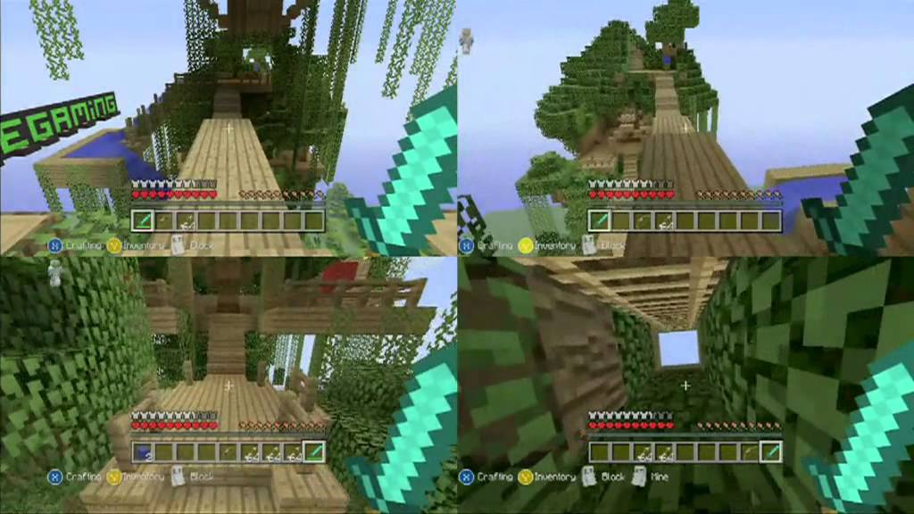 Minecraft Game Night 12 - Tree House Wars - YouTube