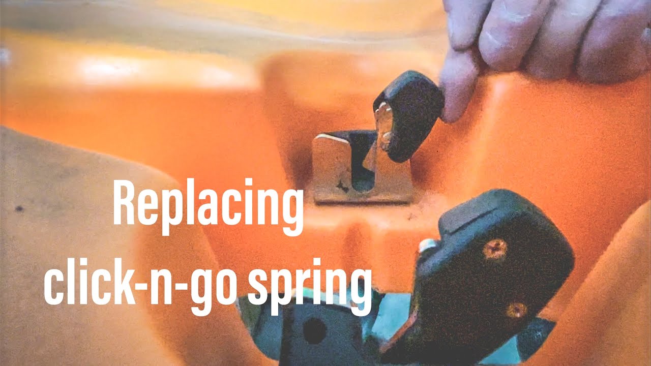 Click-n-Go issue: left spring broken - YouTube