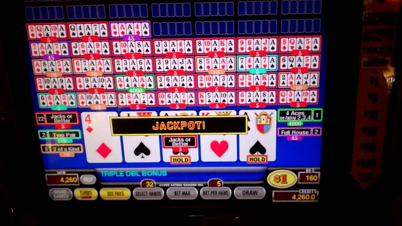 video poker jackpot - YouTube