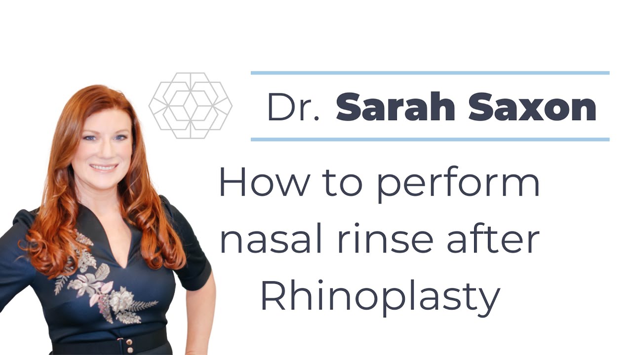 How to Perform Nasal Rinse after Rhinoplasty - YouTube
