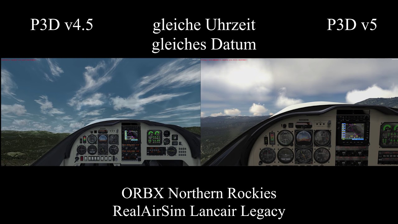 Vergleich P3Dv4.5 vs P3Dv5 - YouTube