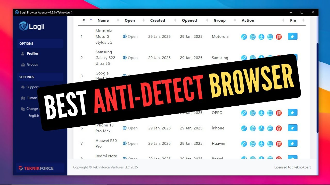 Logii Browser Agency Best Anti-Detect Browser Review and Tutorial - YouTube