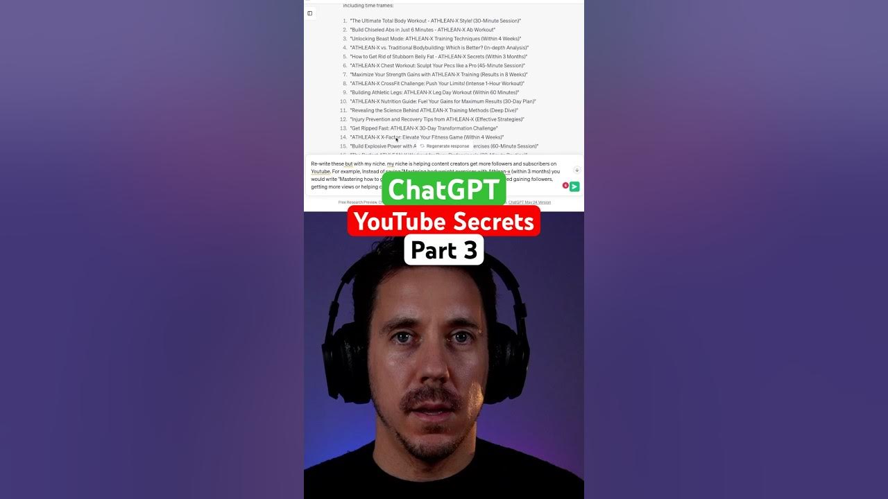 How To Write YouTube Title Descriptions Using ChatGPT (Part 3) - YouTube