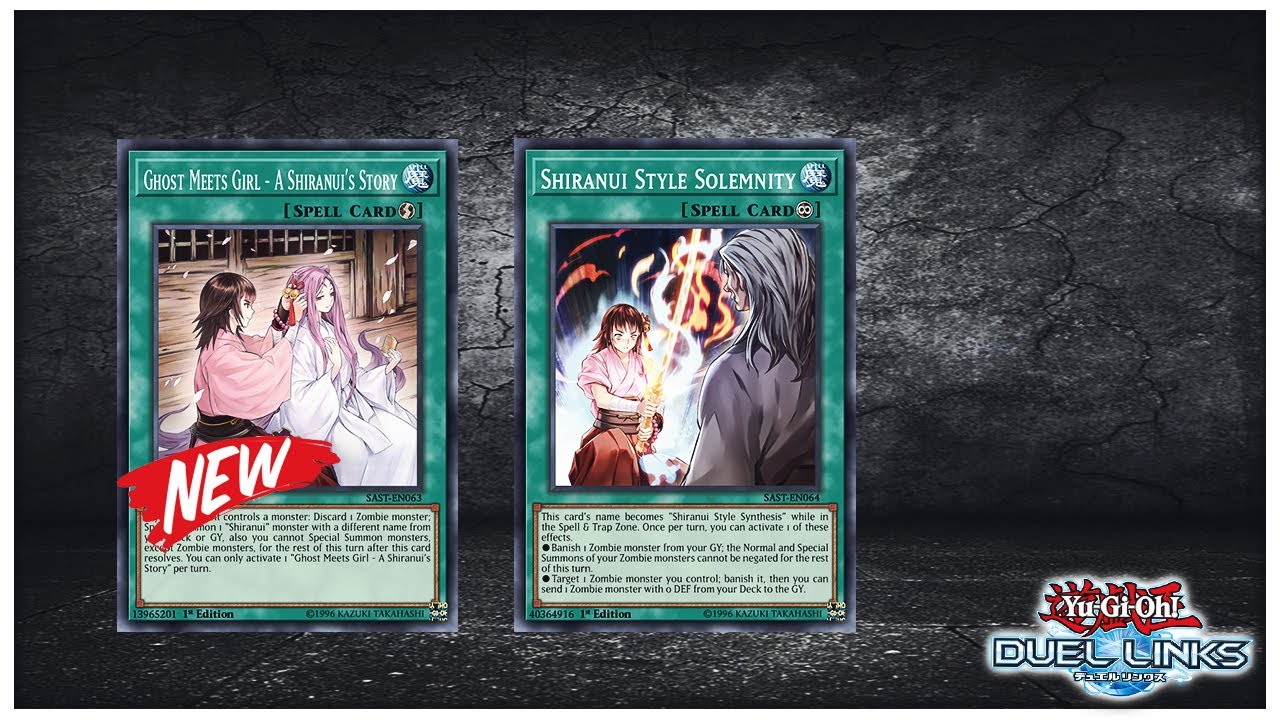 New Shiranui Cards! Ghost Meet Girl & Shiranui Style! [Yu-Gi-Oh! Duel ...