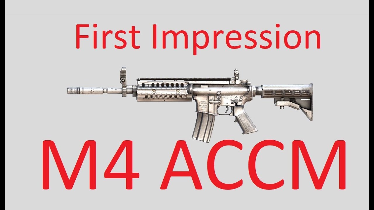 Ironsight M4 ACCM first impression - YouTube
