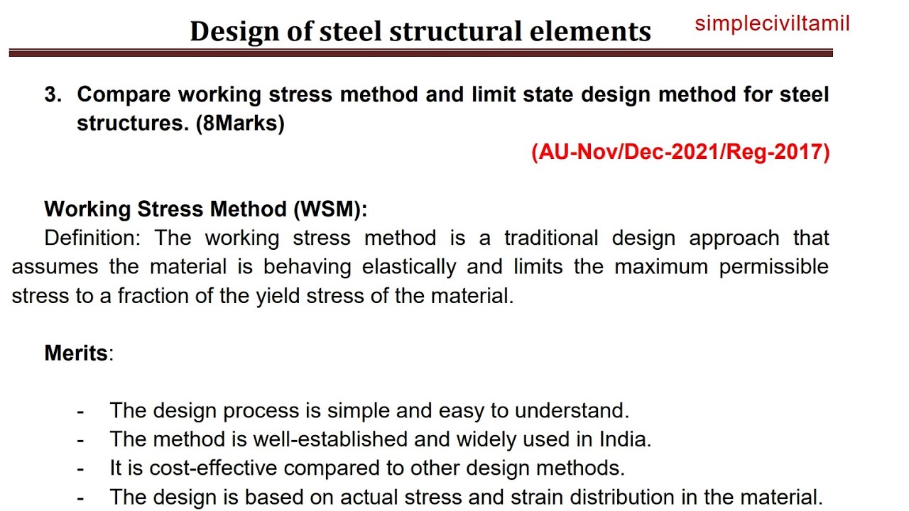 Introduction to Allowable stress strain design part 2 - YouTube