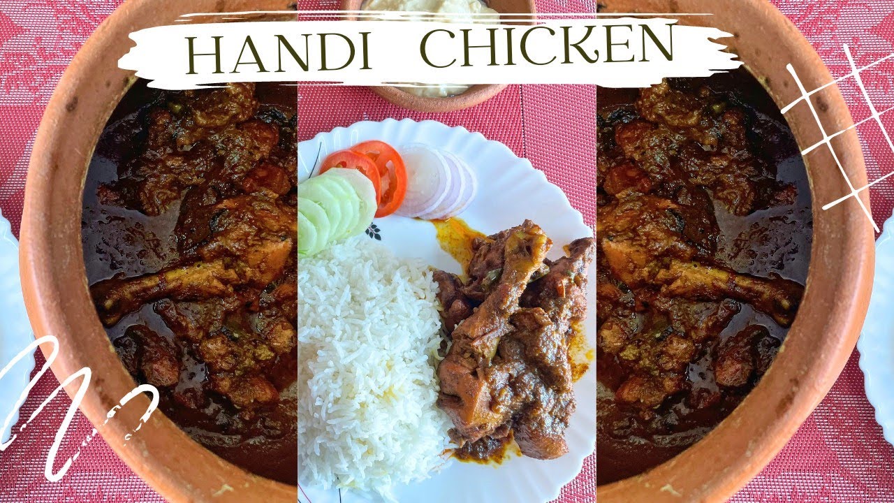 Handi Chicken Recipe | Chicken Curry Handi Style | Matka Chicken ...