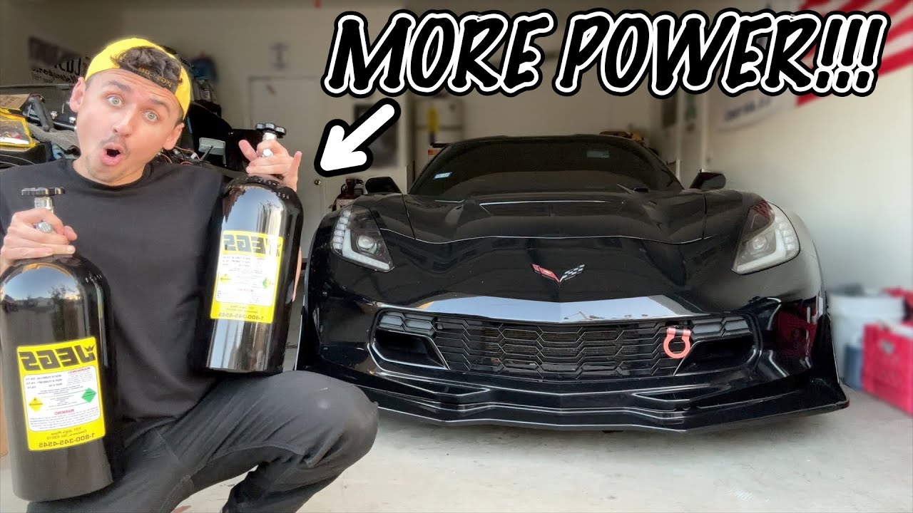 Equipping NITROUS on my C7 Z06 Corvette!!! - YouTube