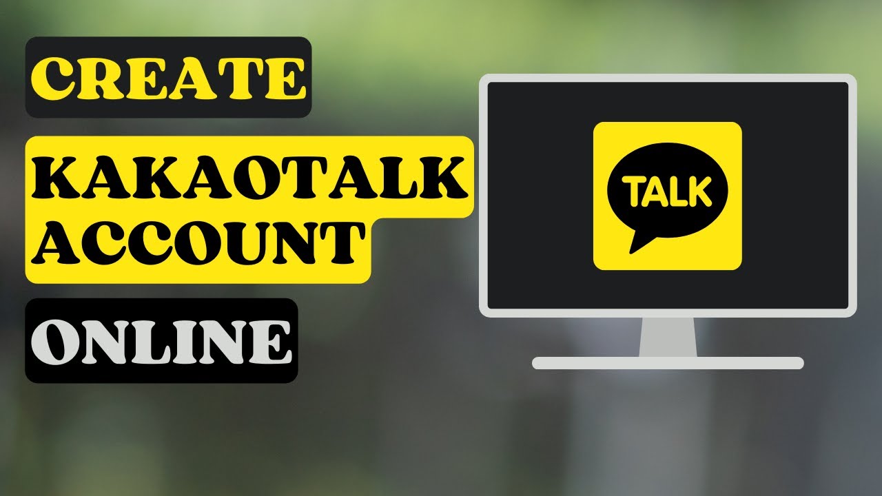 How To Create KakaoTalk Account Online | Kakao Account Sign Up - YouTube