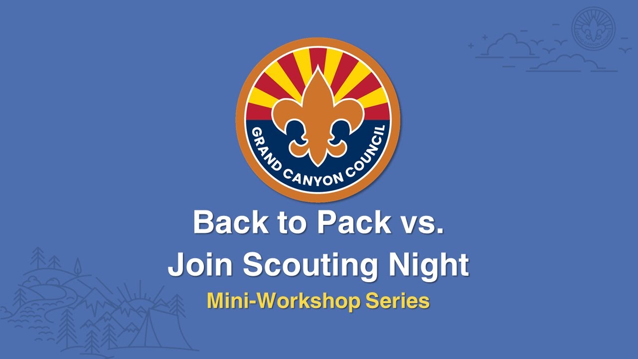 GCC Recruitment Highlights - Back to Pack vs Join Scouting Night - YouTube