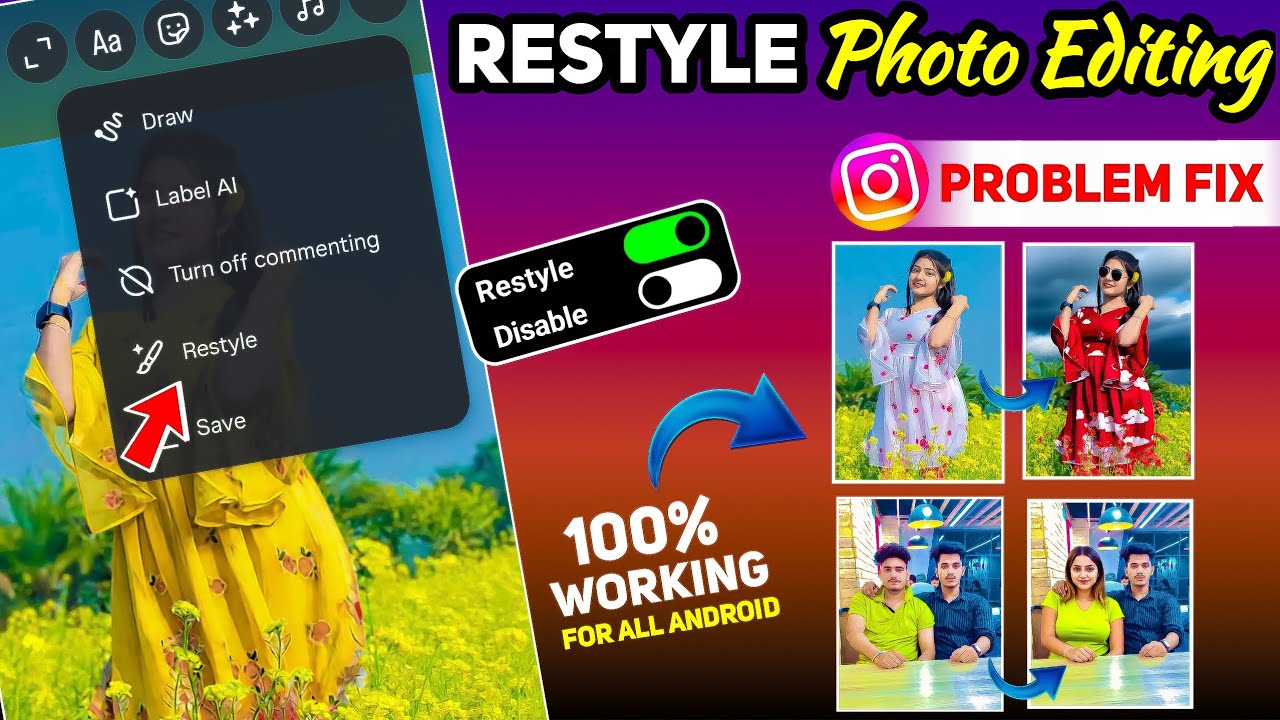 How To Use Instagram Restyle Feature😱 | Instagram Restyle Feature Kaise ...