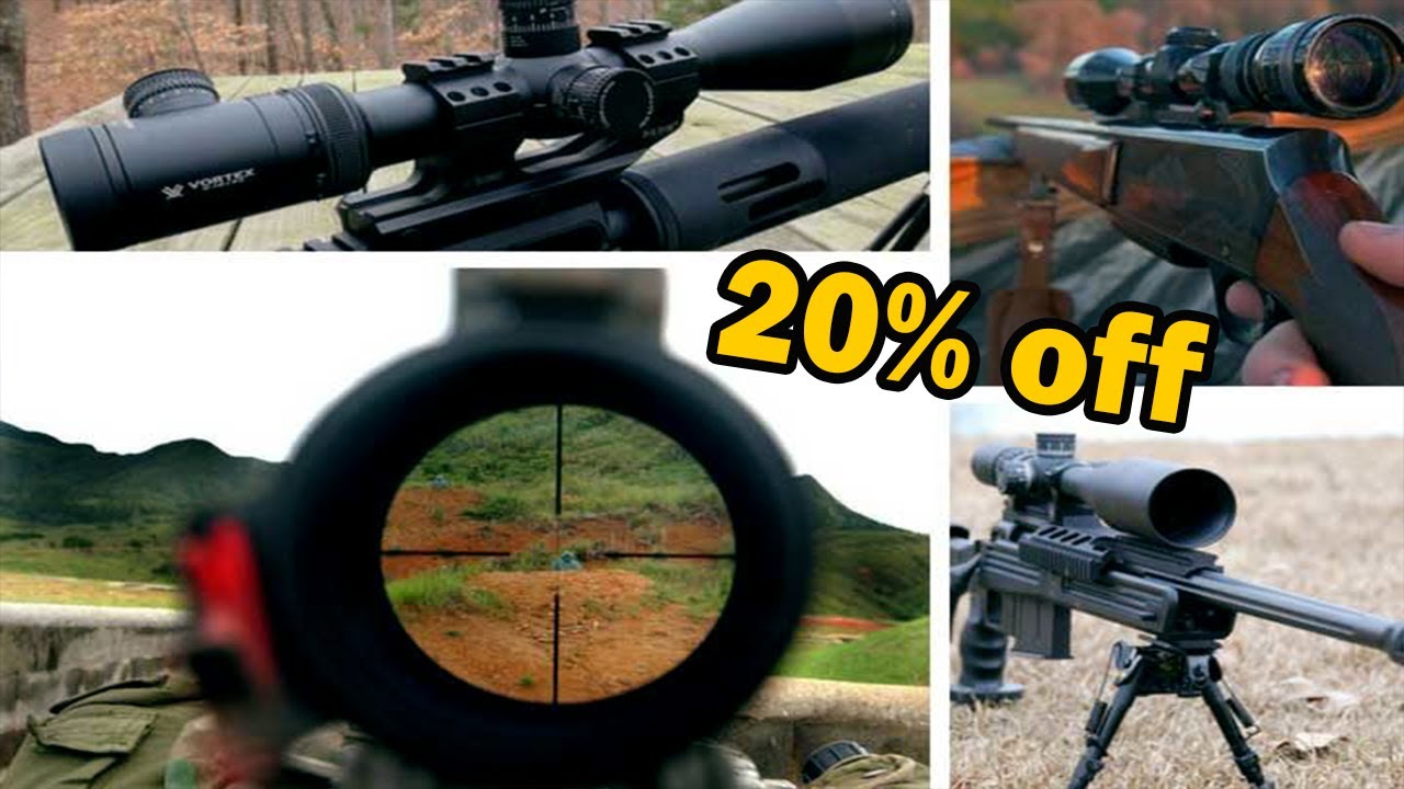 Rifle Scope Long Range 34MM Tube Illuminated Shooting Hunting ...