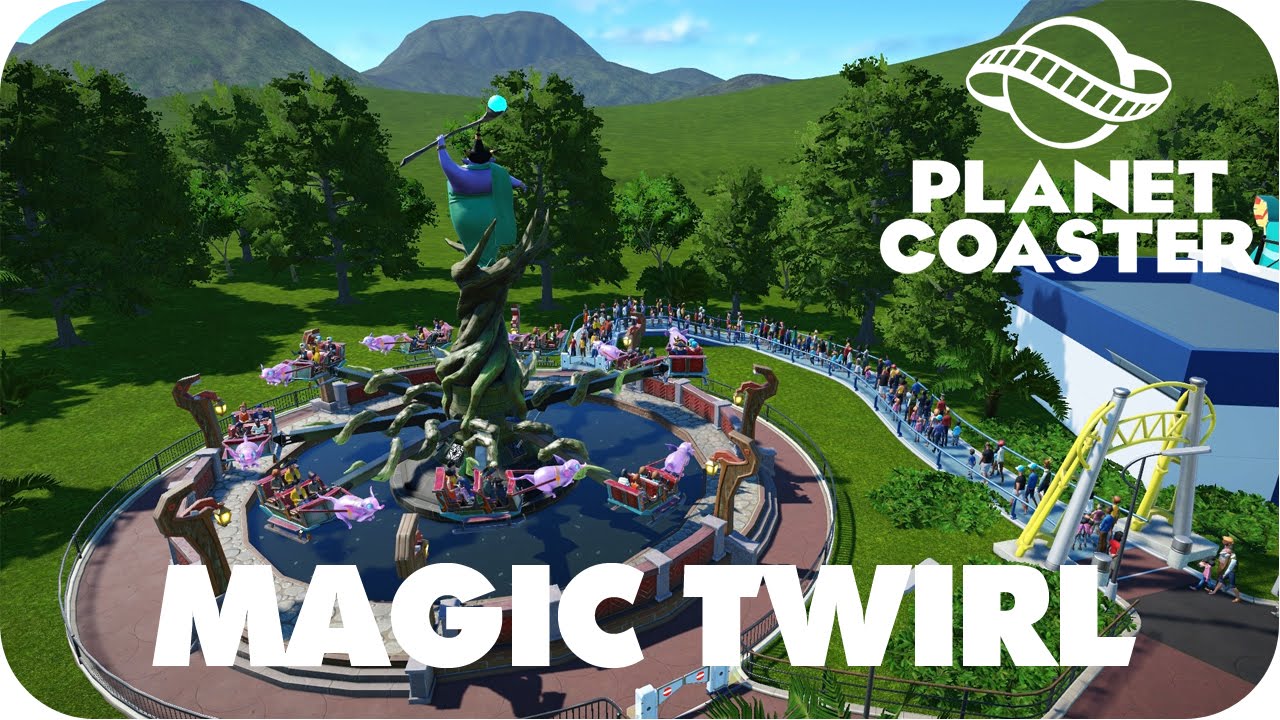 Planet Coaster Rides - Magic Twirl - YouTube