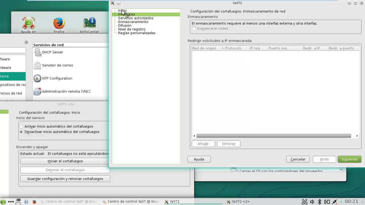 firewall en opensuse 13 2 - YouTube