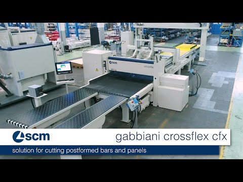 scm gabbiani crossflex cfx - solution for cutting postformed bars and ...