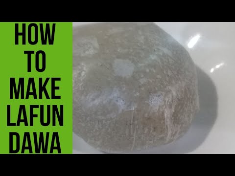 How to make Lafun Dawa | How to make Tuwon Dawa - YouTube