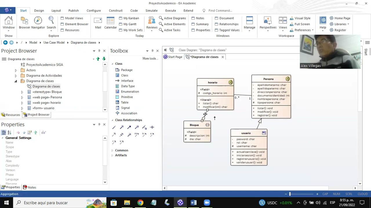Diagrama Clases relacion con cardinalidad - YouTube
