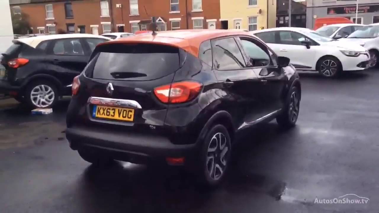 RENAULT CAPTUR DYNAMIQUE S MEDIANAV TCE EDC BLACK/ORANGE 2013 - YouTube