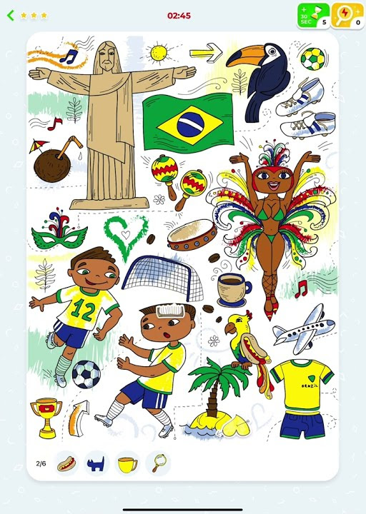 Find The Hidden Objects Puzzle (Countries) Level 4 Gameplay Walkthrough (iOS,Andriod) - YouTube