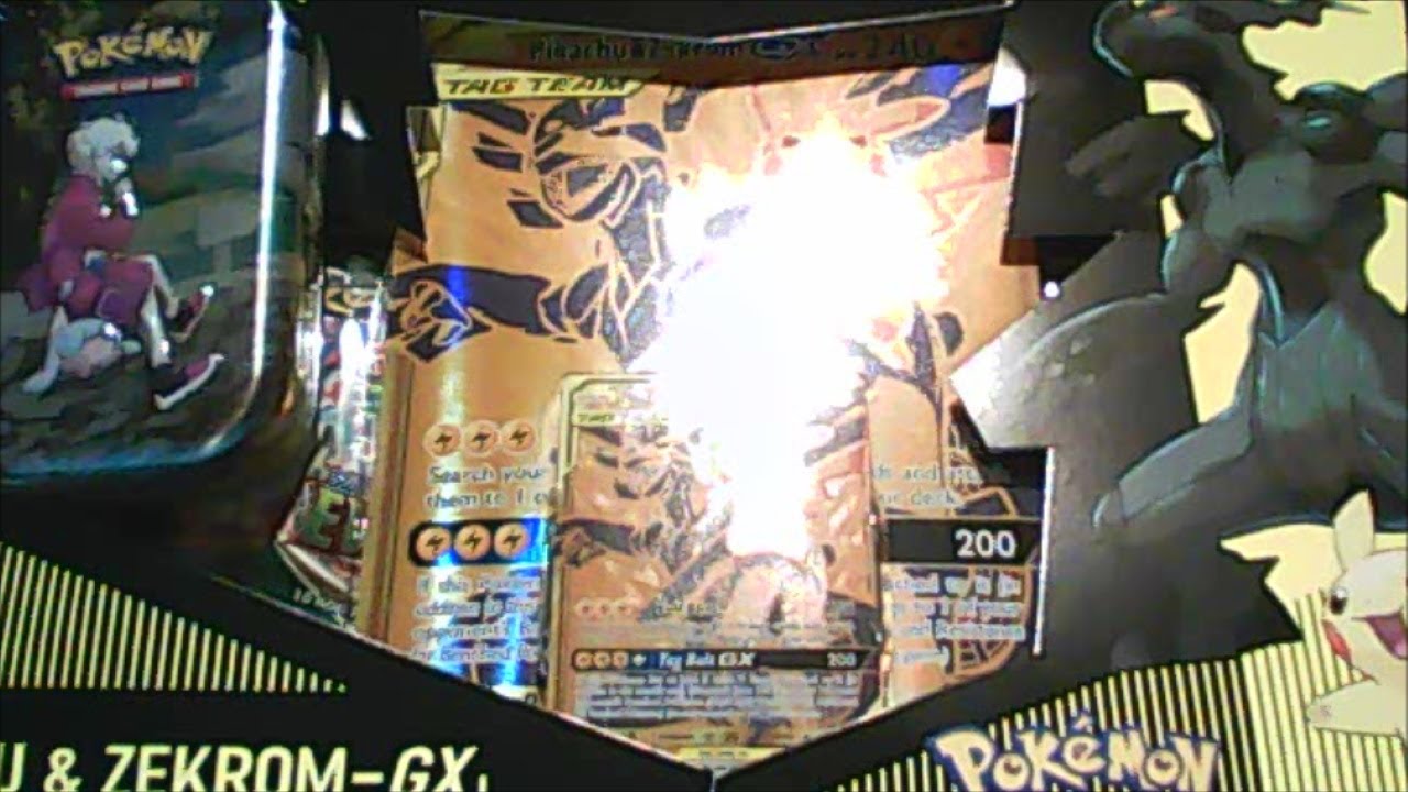 Opening A Pikachu & Zekrom GX Premium Collection Box & Crown Zenith ...