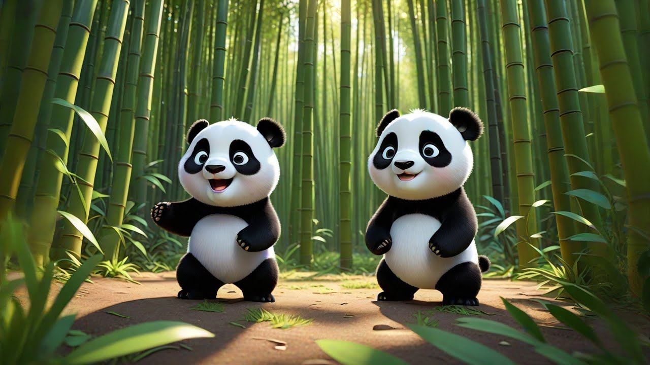 Three Tiny Pandas Sing the ABC | Fun Alphabet Song for Kids | Nursery ...