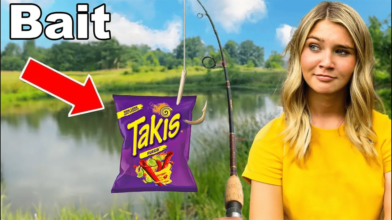 TWINS fish with HONEY BUNS AND CHIPS as BAIT! - YouTube