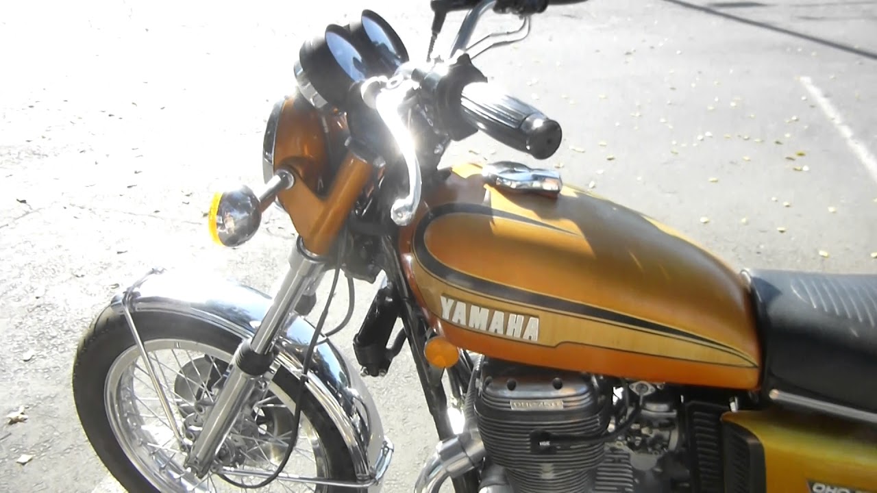 Yamaha TX750 first start after a 38 year long nap and a complete ...