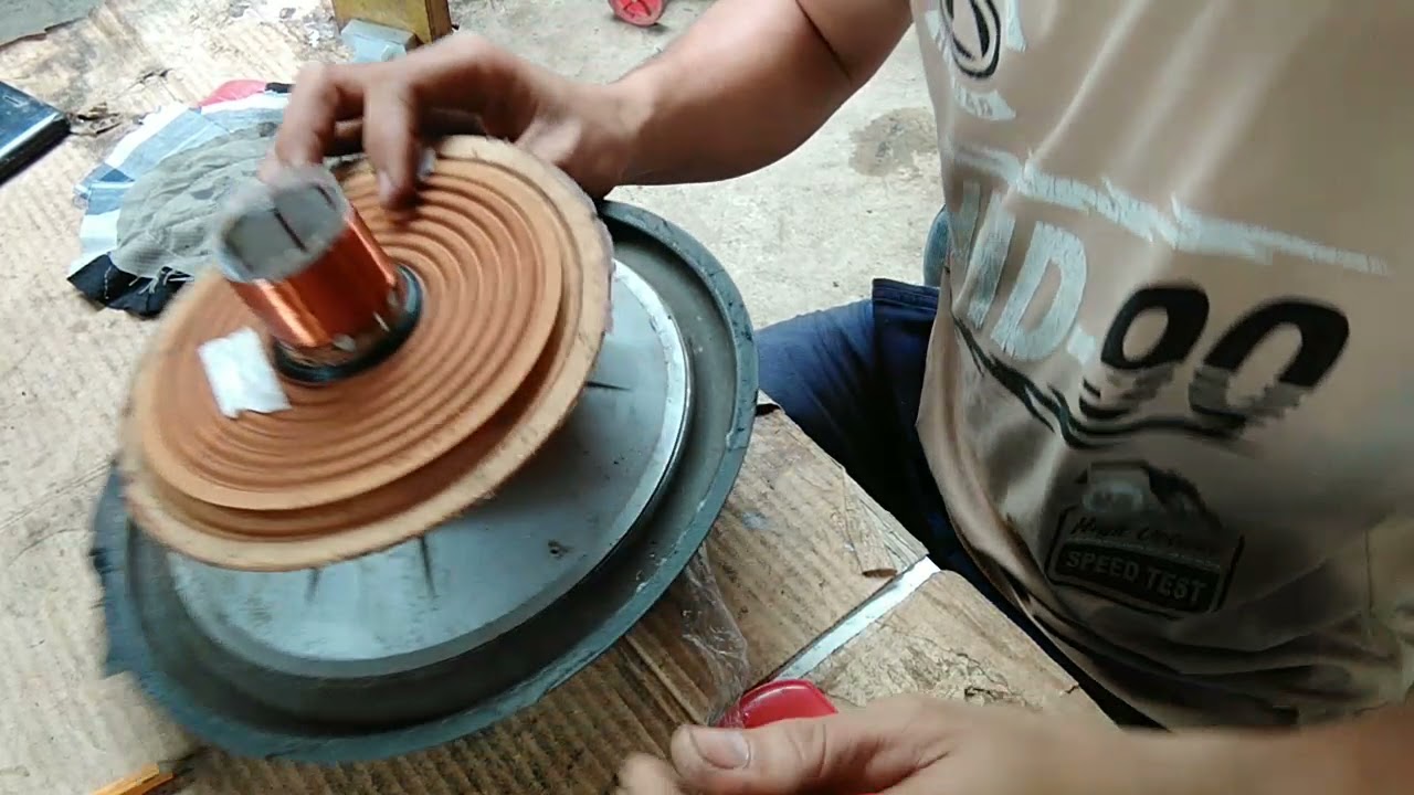 DIY voice coil wood bobbin pattern - YouTube