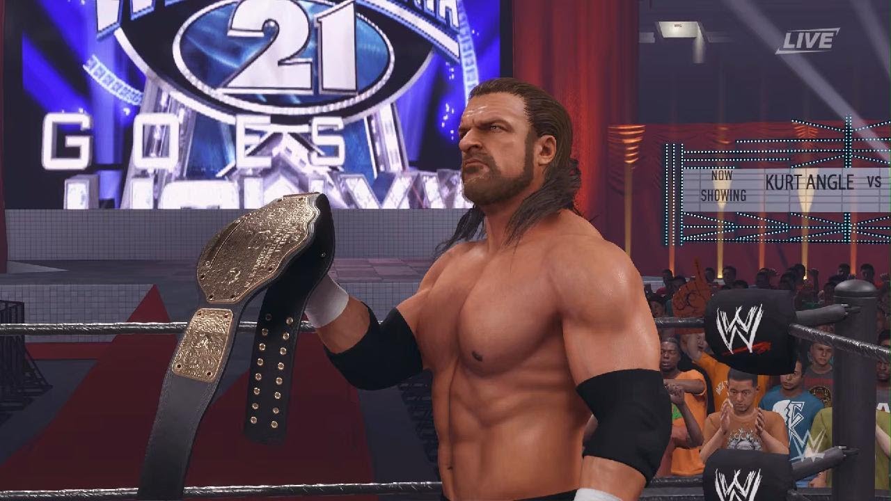 WRESTLEMANIA CLASSICS || WM21 TRIPLE H VS BATISTA - YouTube