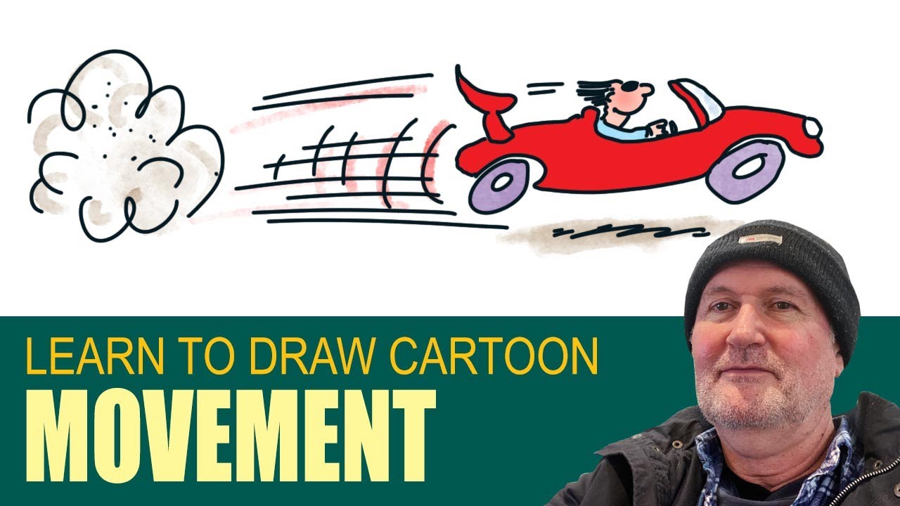 How to draw the cartoon illusion of movement - YouTube