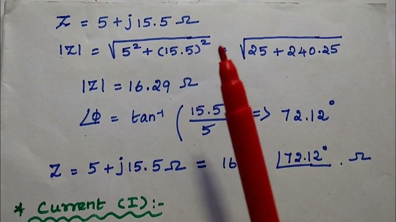 Problem Solved in RLC Series Circuit - Circuit Analysis - Circuit Theory - YouTube