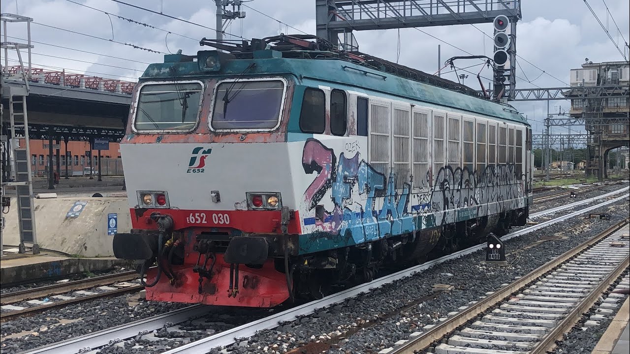 LIS Milano Smistamento - Bologna Centrale E652.030 per tornitura - YouTube