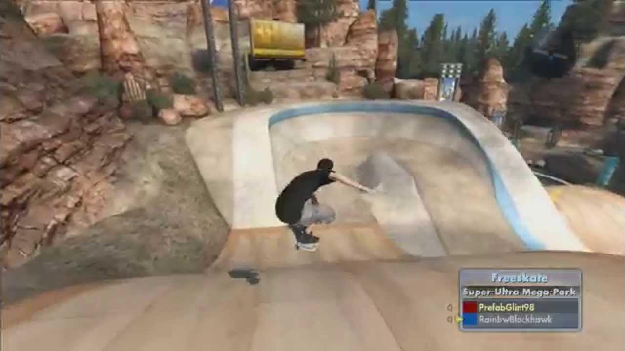 Skate 3 - free skate: Super Ultra Mega Park - YouTube