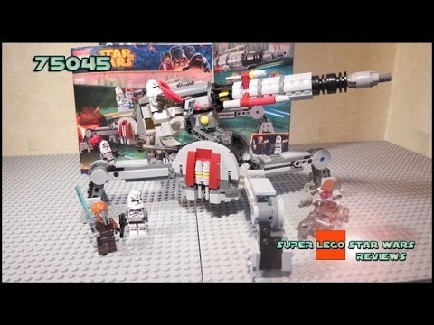 Lego Star Wars 75045 Republic AV-7 Anti-Vehicle Cannon Review - YouTube