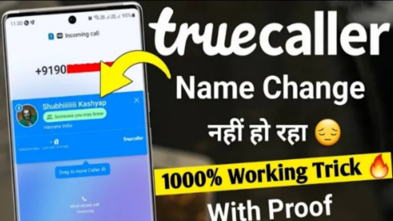 Truecaller name change Kaise karte | How to change Truecaller name ...