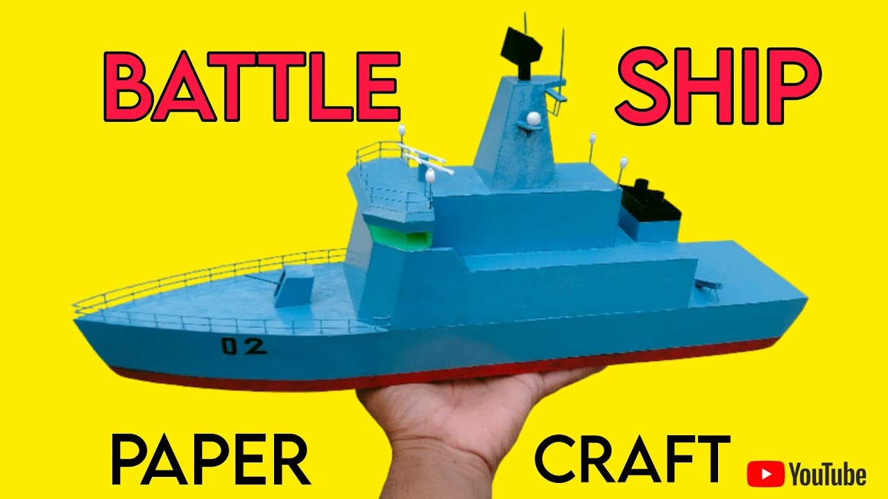 How To Make a Paper Boat | Paper Battleship | Paper Boat | Make Diy ...
