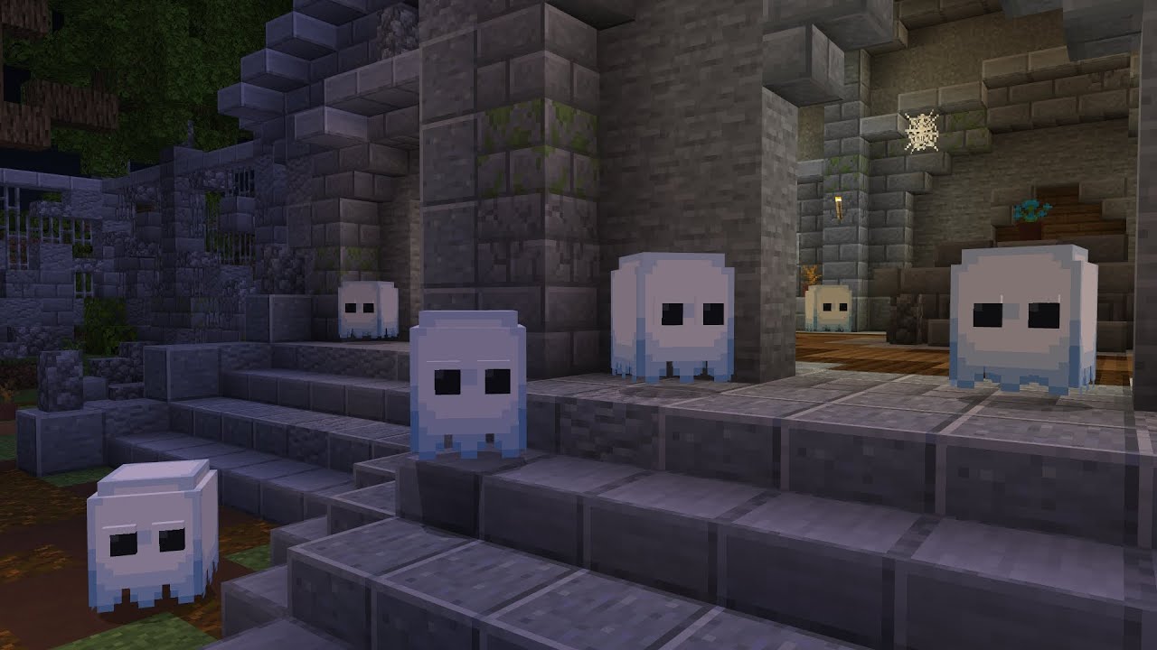 Wondering ghosts in the ghost invasion Halloween 🎃 [Hive] - YouTube