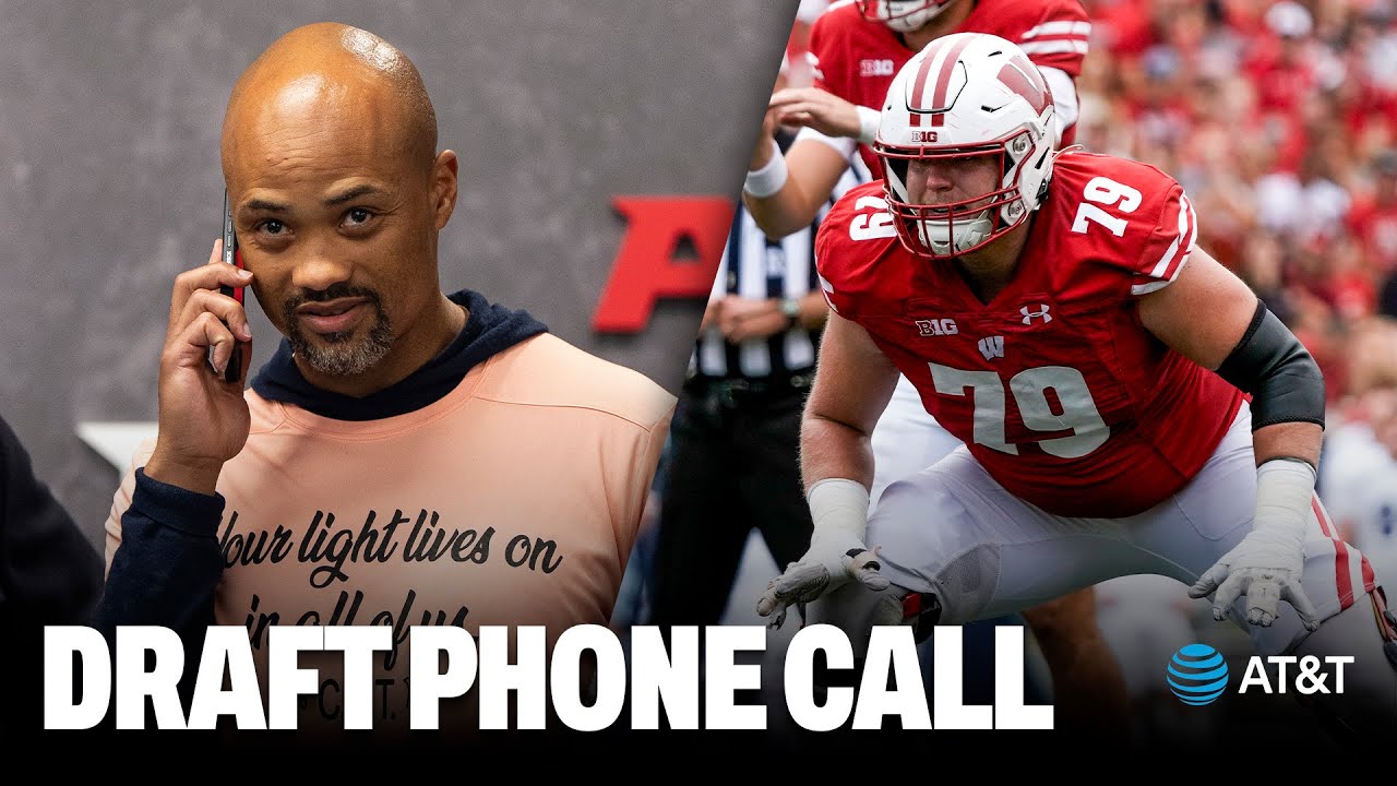 Jack Nelson gets the phone call | 2025 NFL Draft | Atlanta Falcons ...