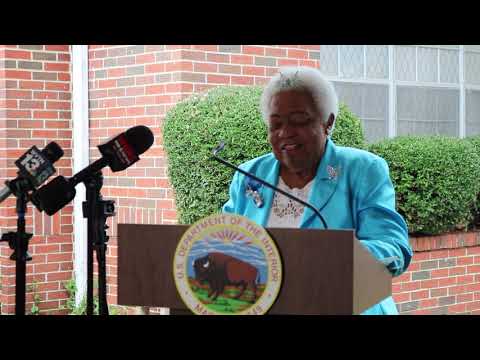 Rev A D King and Naomi King's Home designated as AACRN - YouTube